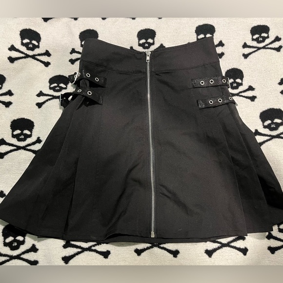 Killstar | Skirts | Killstar Buckle Skirt W Zipper Small | Poshmark
